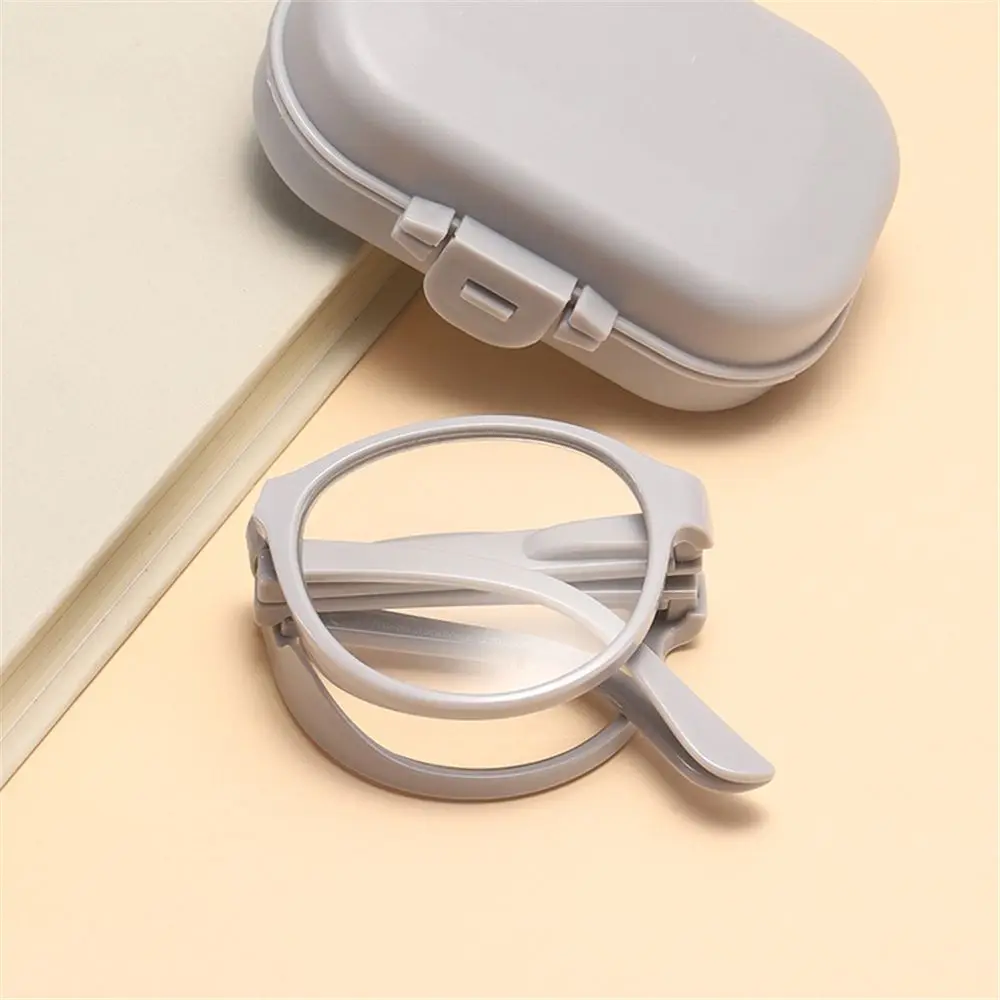 Portable-Folding-Reading-Glasses-with-Case-Women-Men-Round-Foldable ...