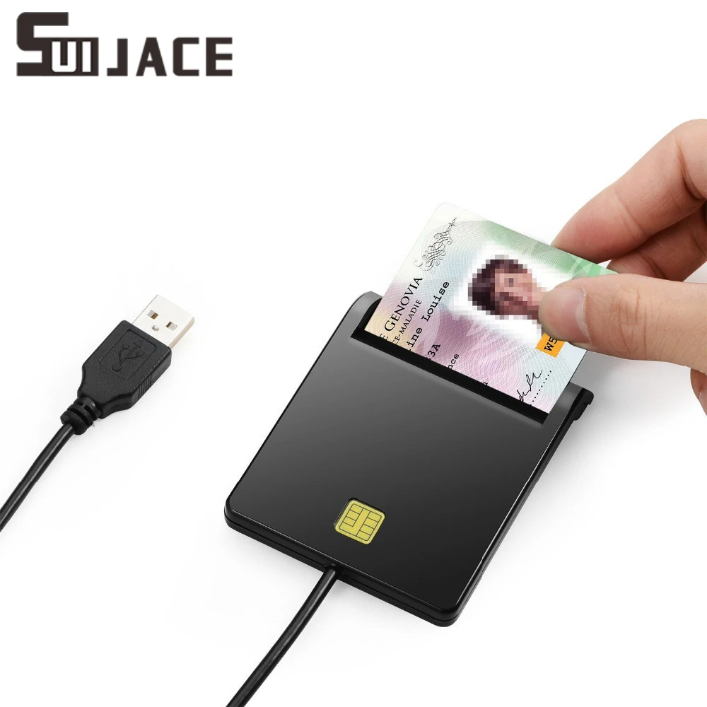 Usb-Smart-Card-Lezer-Voor-Id-Kaart-Burger-Kaart-Bankkaart-Pc-Sc-Iso7816 ...