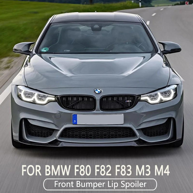 Car Front Bumper Lip Spoiler Splitter For Bmw F80 F82 F83 M3 M4 Cs ...