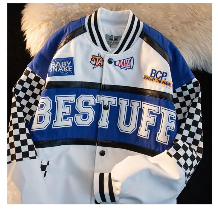 High-Quality-Racing-Suit-Varsity-Jacket-Men-Aviator-Racer-Bomber-Design ...