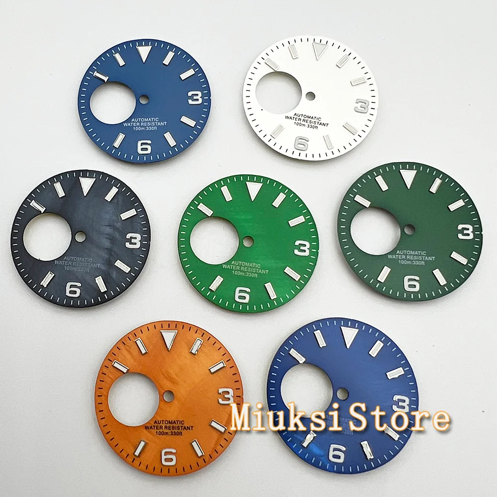 29mm-Watch-dial-fit-NH38-Green-Luminous-Hollow-NH38-Dial-fit-3-3-8-o ...