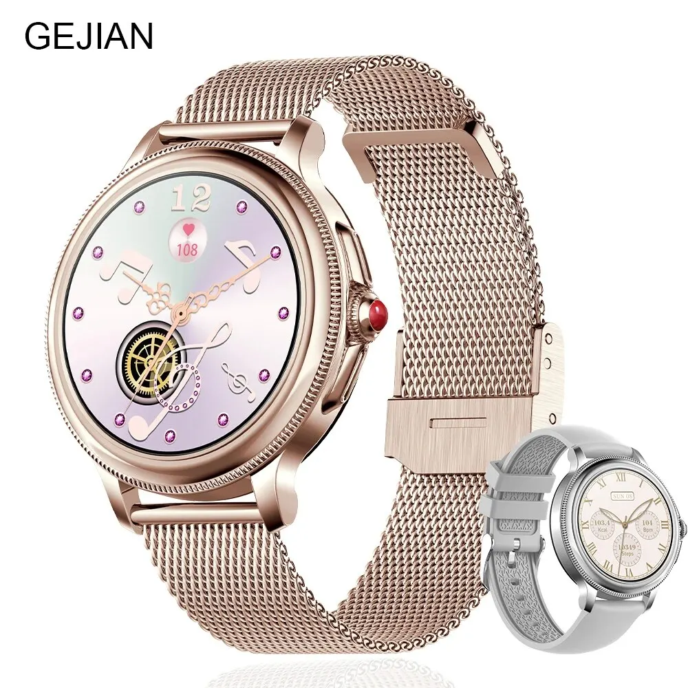 GEJIAN-2023-Smart-Watch-Women-s-Full-Touch-Fitness-Tracker-Smart-Watch ...