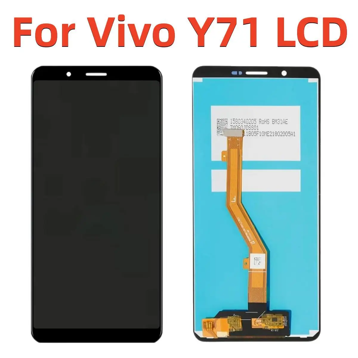 New LCD For Vivo Y71 Y7 Y71i Y71A LCD Display For V1731B 1724 1801 Display Screen Touch ...
