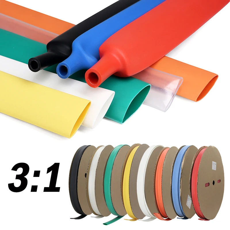 3-1-Heat-Shrink-Tube-1-6mm-50mm-Waterproof-Insulating-Sleeve-Wire ...