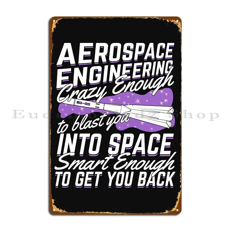 Aerospace-Engineering-Metal-Signs-Garage-Club-Printed-Funny-Decoration ...
