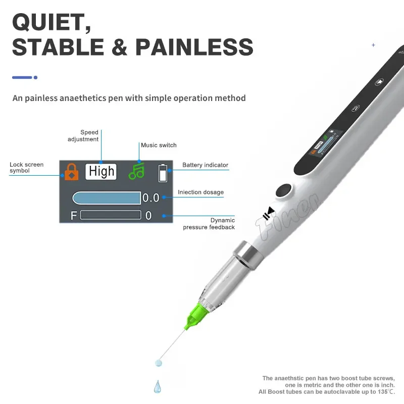 Dental Anesthesia Injector Painless Wireless Portable Local Anesthesia ...