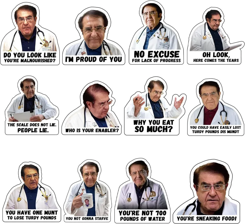 12 Uds Dr Now imanes divertidos Dr. Nowzaradan imán para nevera cocina ...
