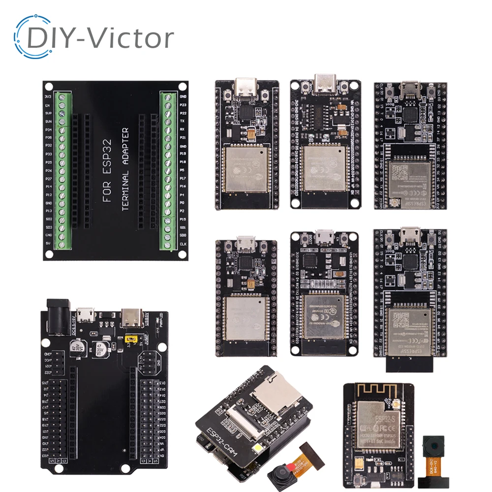 와이파이 및 블루투스 듀얼 코어 Esp32 Devkitc 32 Esp Wroom 32 확장 보드 Esp32 개발 보드