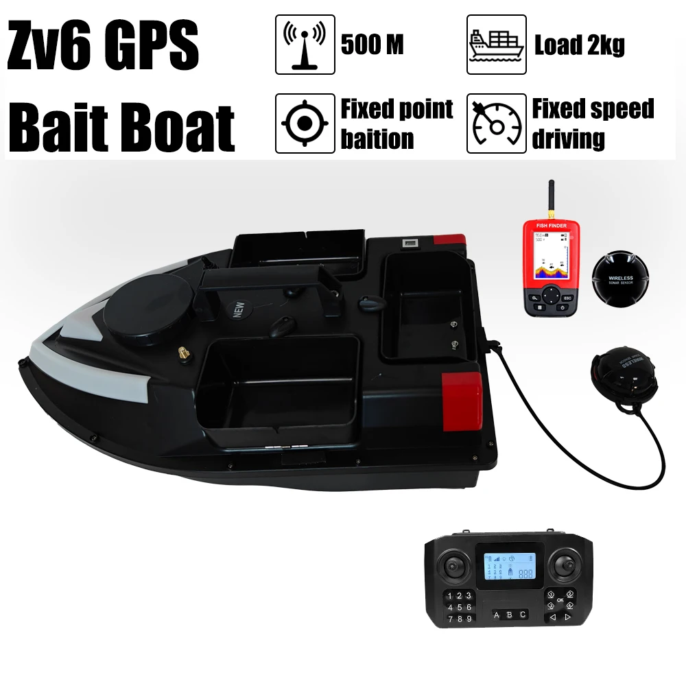 ZV6-RC-Lure-500m-100-Positioning-Points-Remote-Control-Fishing-Bait ...