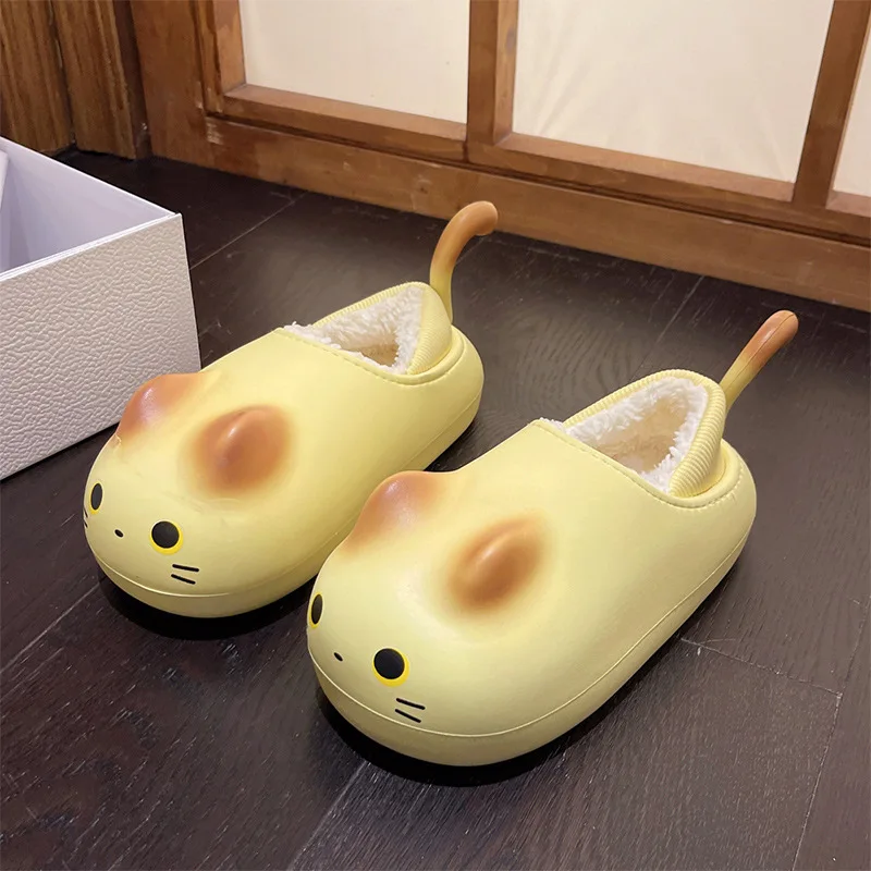 Casual-Platform-Slippers-Home-Flats-Cartoon-Cat-Designer-Shoes-Women ...