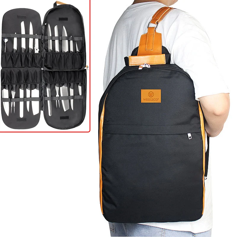 21-Slots-Chef-Knife-Bag-Backpack-Handheld-Cooking-Kitchen-Utensils ...
