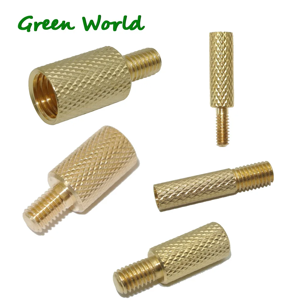 Green World 1pc/lot Multi Models Solid Brass Adaptor,Gun cleaning rod ...