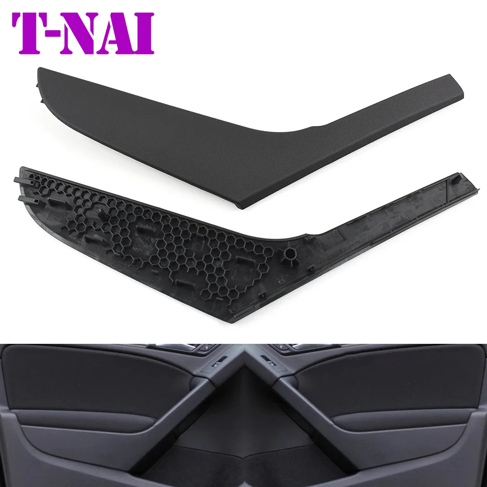 Black-Left-Right-Car-Interior-Door-Pull-Handle-Cover-Panel-Trim-For ...