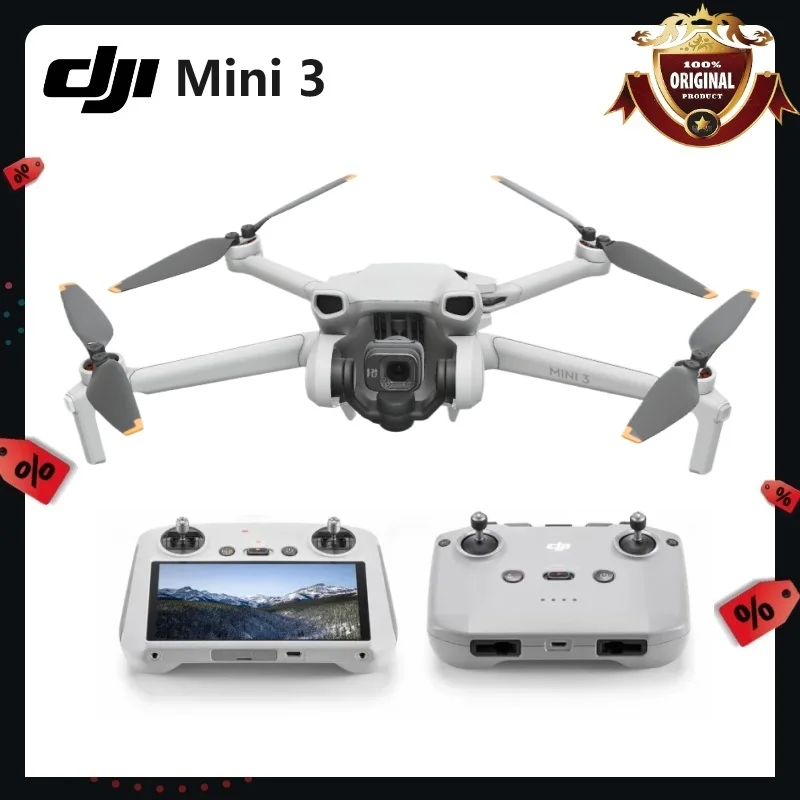 DJI-Mini-3-Drone-Profissional-V-deo-4K-HDR-Transmiss-o-de-10km-Sem-RC ...