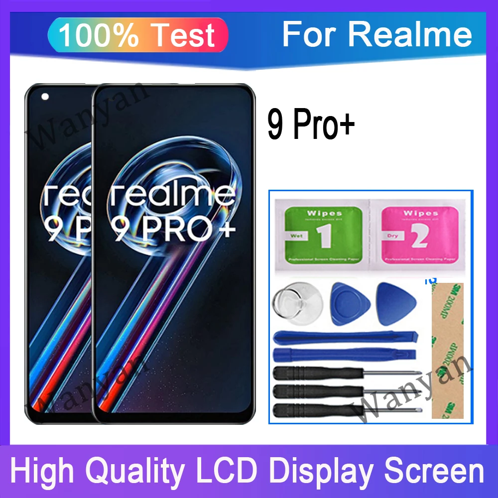 Original-AMOLED-For-Realme-9-Pro-9-Pro-Plus-LCD-Display-Touch-Screen ...