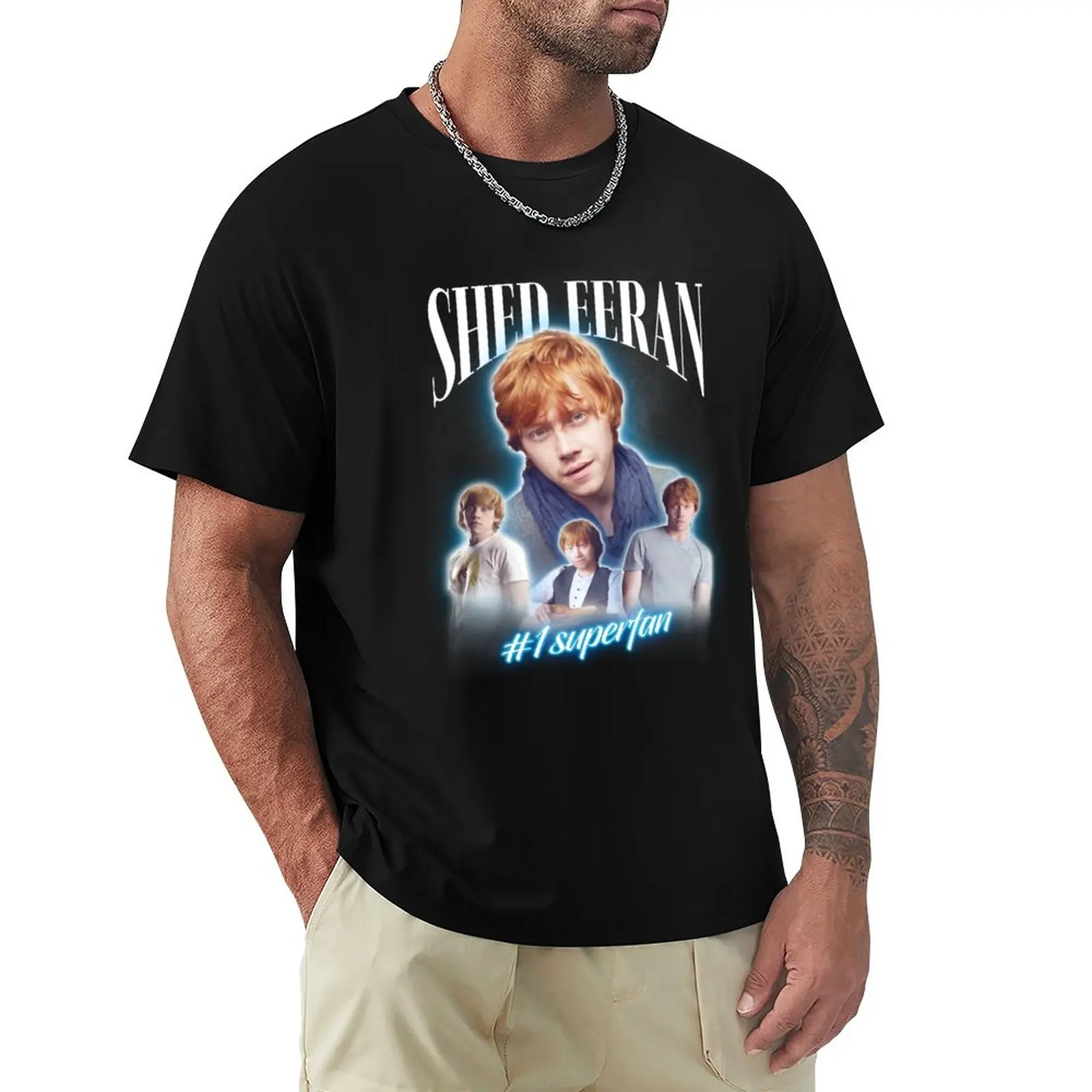 Rupert Grint Shed Eeran Parody Cursed Fan Collage T-Shirt Boys Animal ...