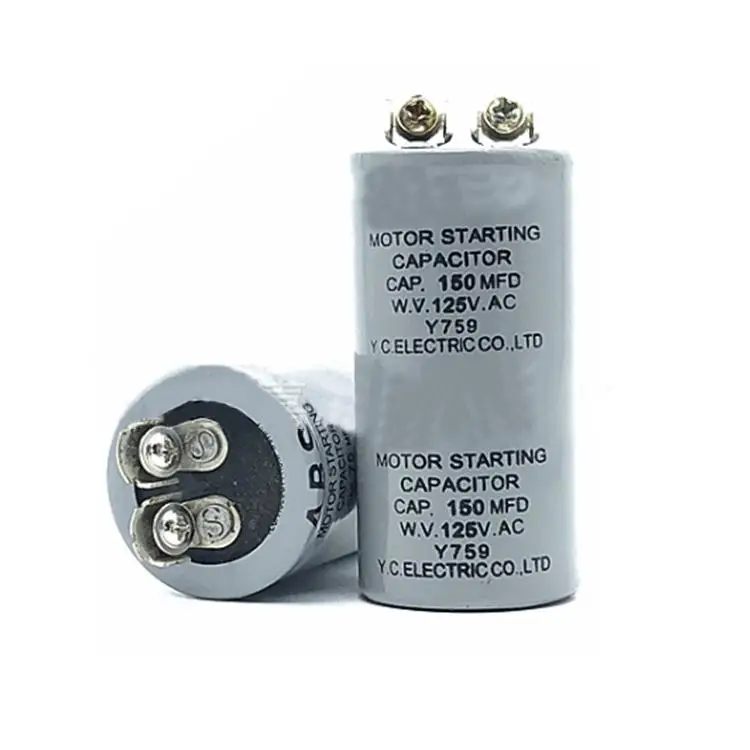 Cylinder-150MFD-125VAC-Appliance-Motor-Starting-Run-Capacitor-Air ...