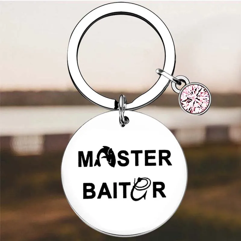 New-Fishing-Gift-Key-Chain-Ring-Funny-Fisherman-Gifts-Master-Baiter ...