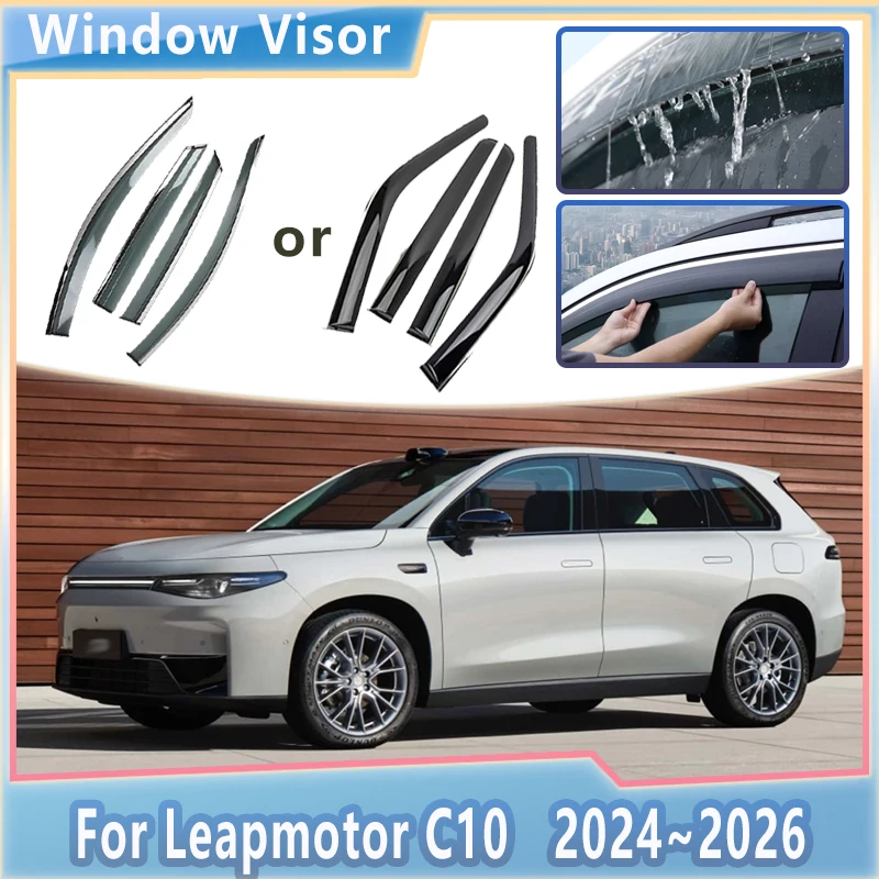 For Leapmotor C10 2024 2025 2026 Car Window Visor Weathershield ...