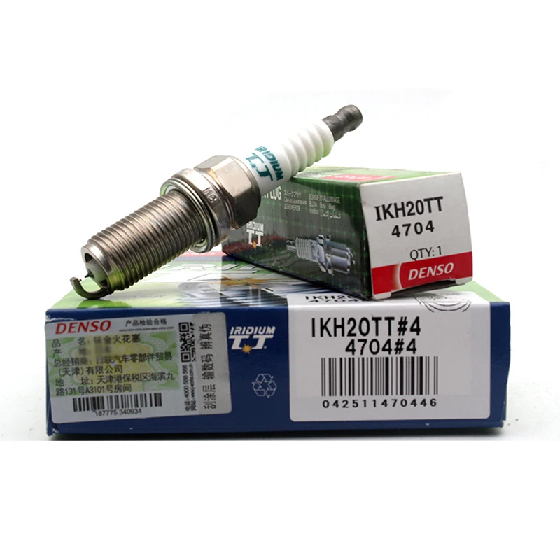 DENSO IRIDIUM TT Spark Plug IKH20TT 4704 For Lexus GX460 LX570 Toyota ...