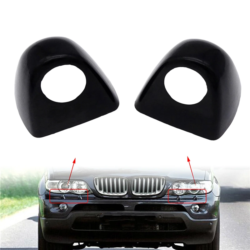 BMW X5 2003 2006 61677145235 61677145236 액세서리 용 왼쪽 및 오른쪽 자동차 헤드 라이트 와셔 ...