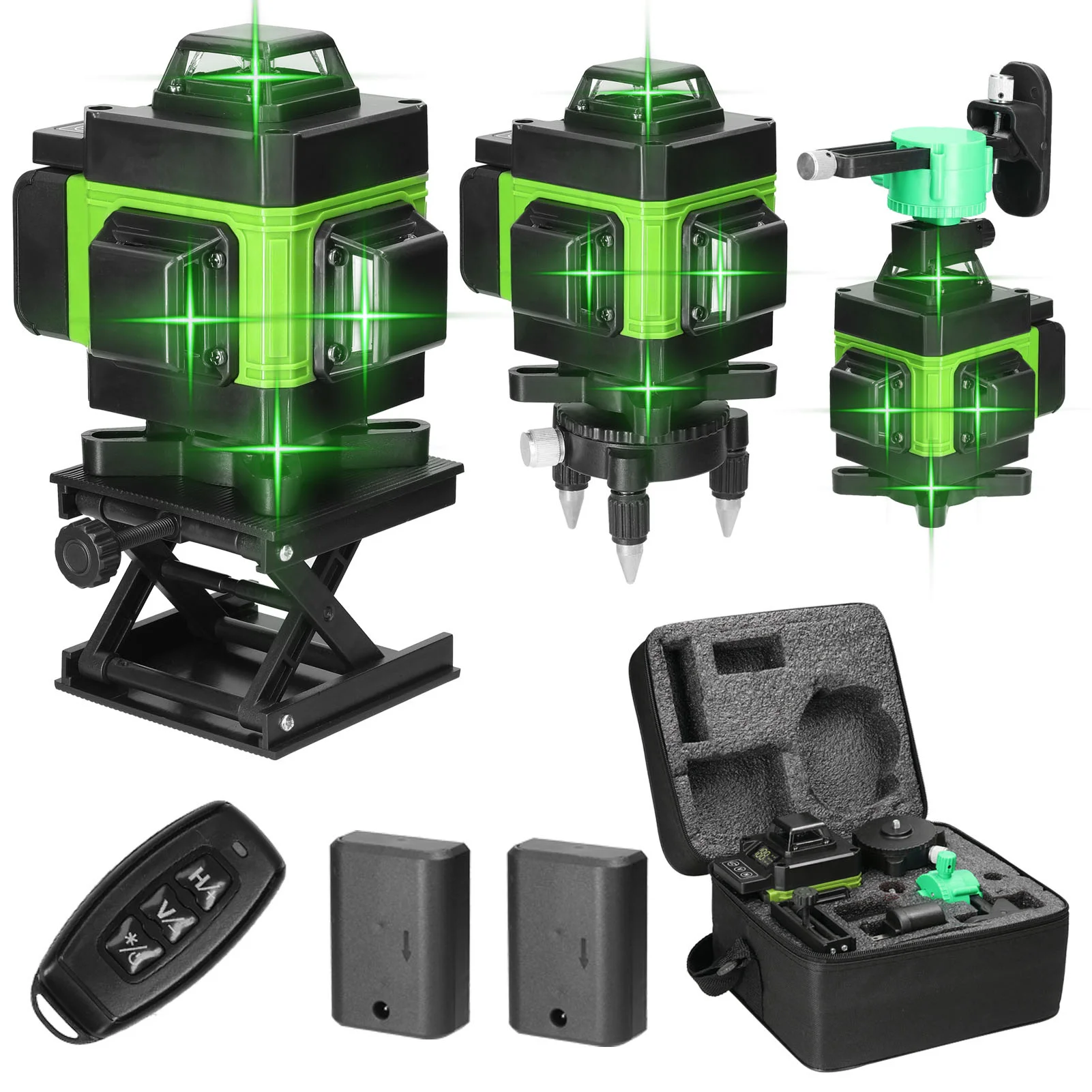 4D-Laser-Level-Self-Leveling-4D-Green-Beam-Bluetooth-Laser-Tool-Remote ...