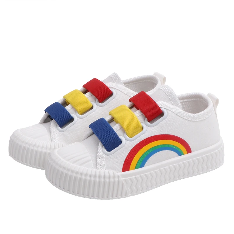 New-Children-Canvas-Shoes-Girls-Running-Sneakers-Breathable-Spring ...