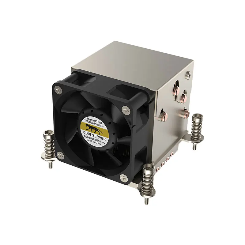 COOLSERVER R64 Server CPU Cooler 180w 4 Heatpipes workstation Radiator ...