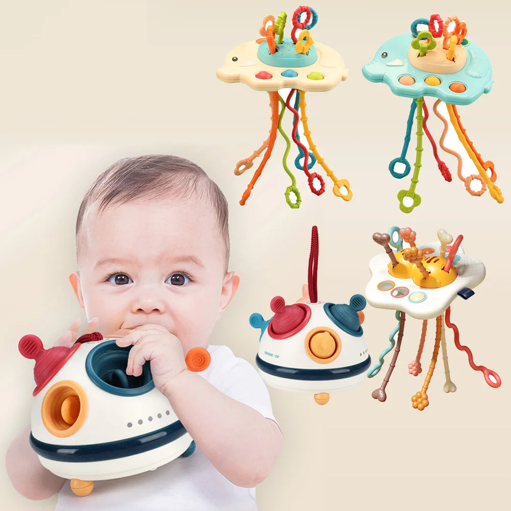 Development-Game-Fine-Motor-Sensorial-Baby-Toy-Pull-String-Montessori ...