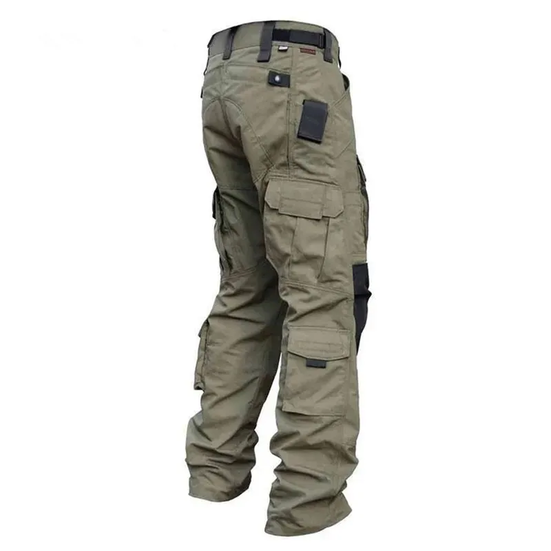 Tactical Pants Men Multi-Pocket Outdoor Cargo Pants Military Combat ...