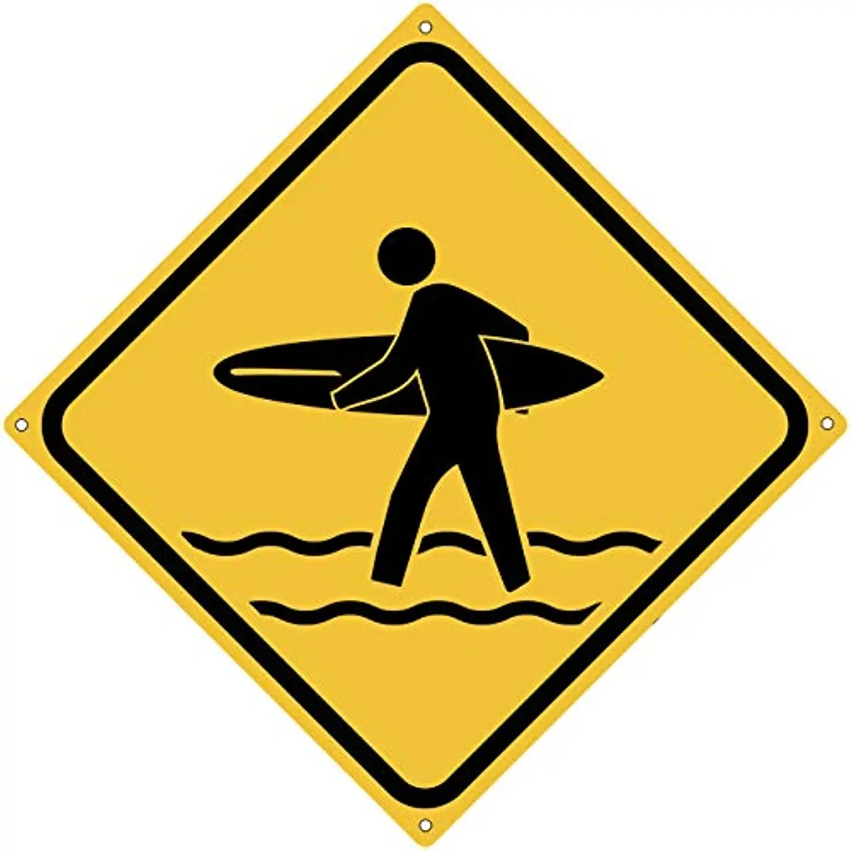 Classics-Surfer-Crossing-Metal-Tin-Sign-Road-Sign-Beach-Home-Bar-Surf-s ...
