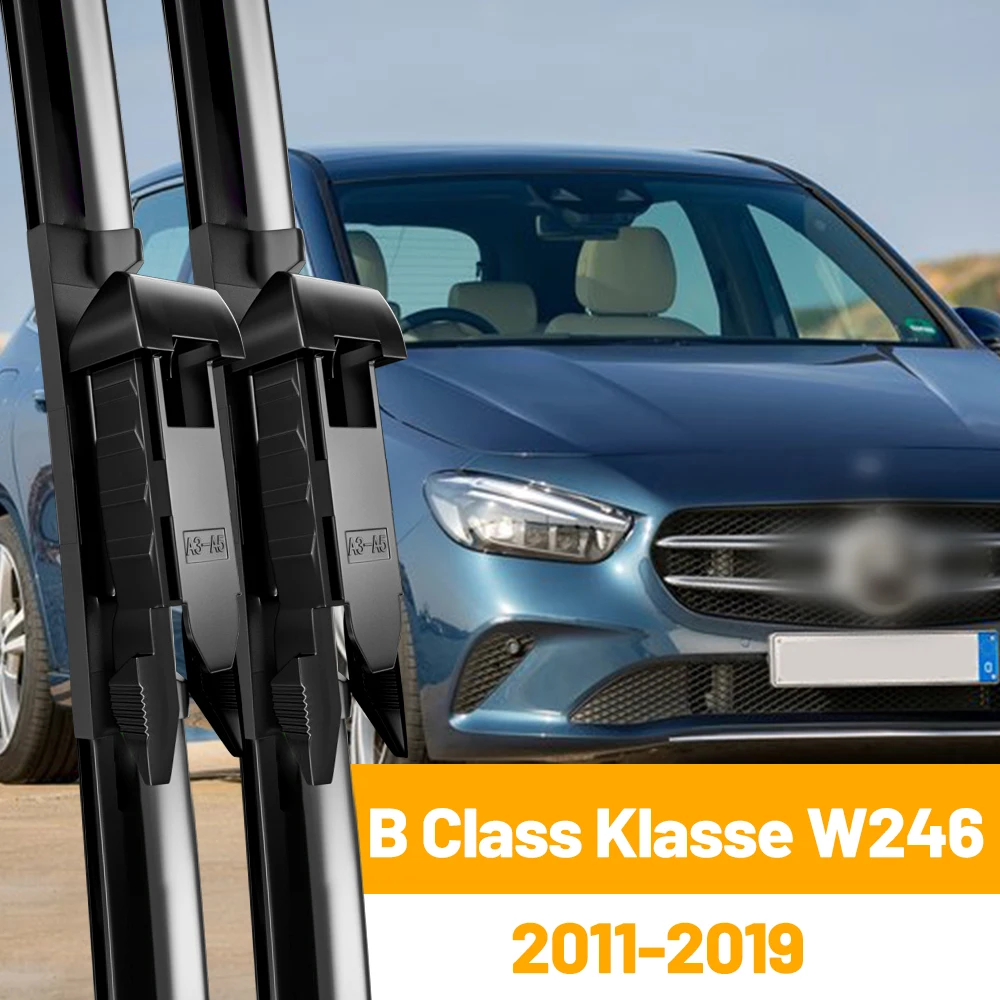 For-Mercedes-Benz-B-Class-Klasse-W246-Front-Wiper-Blades-2011-2019-B180 ...