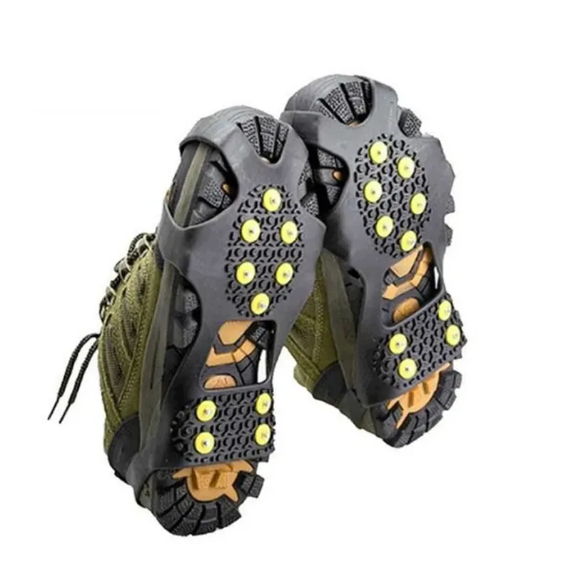 10-Stud-Snow-Ice-Claw-Climbing-Anti-Slip-Spikes-Grips-Crampon-Cleats ...