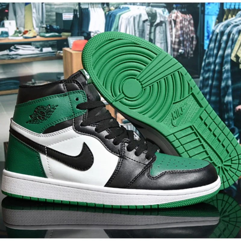 Retro Nike Air Jordan 1 Mid Obsidian Tênis De Basquete Preto dos homens ...