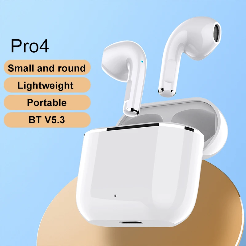 Mini-PRO-4-TWS-Ear-Pods-Wireless-Sports-Music-Noise-Cancelling-Earbuds ...