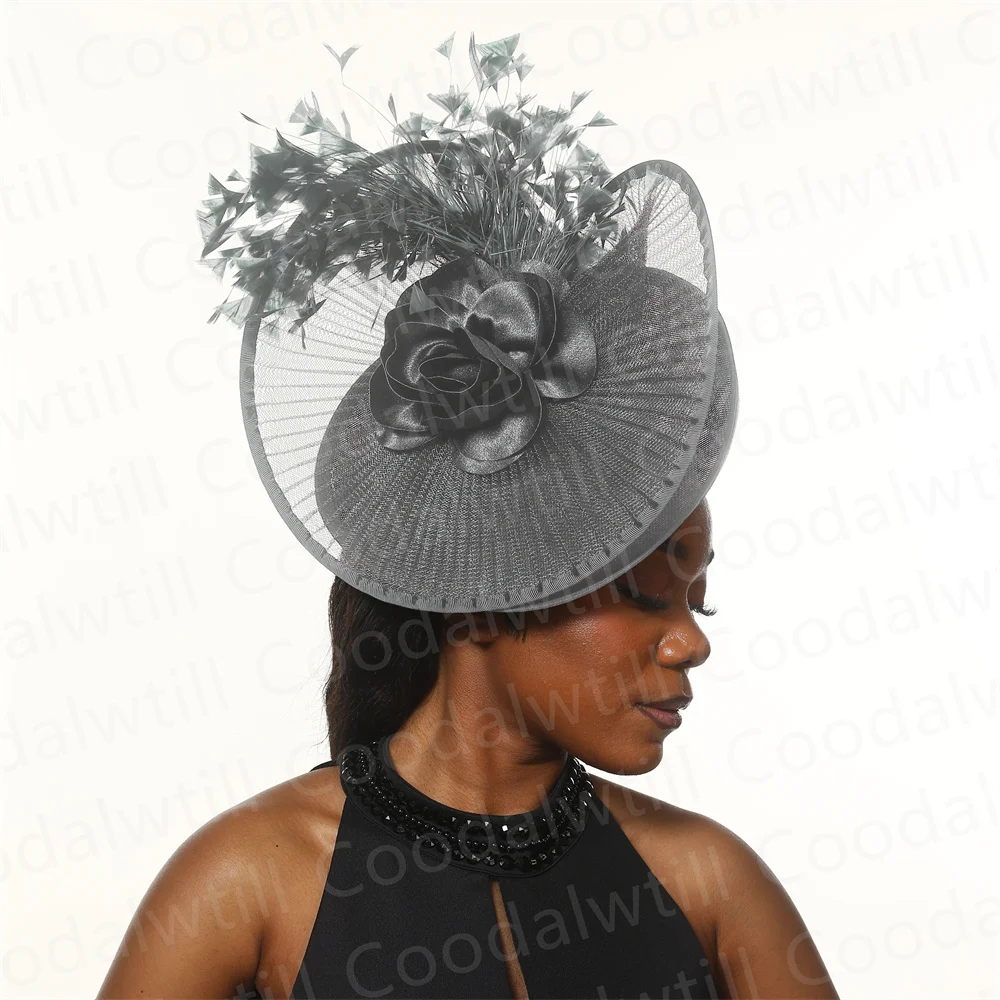 Luxury Flower Fascinators Hat Royal Ascot Headpiece Women Elegant ...