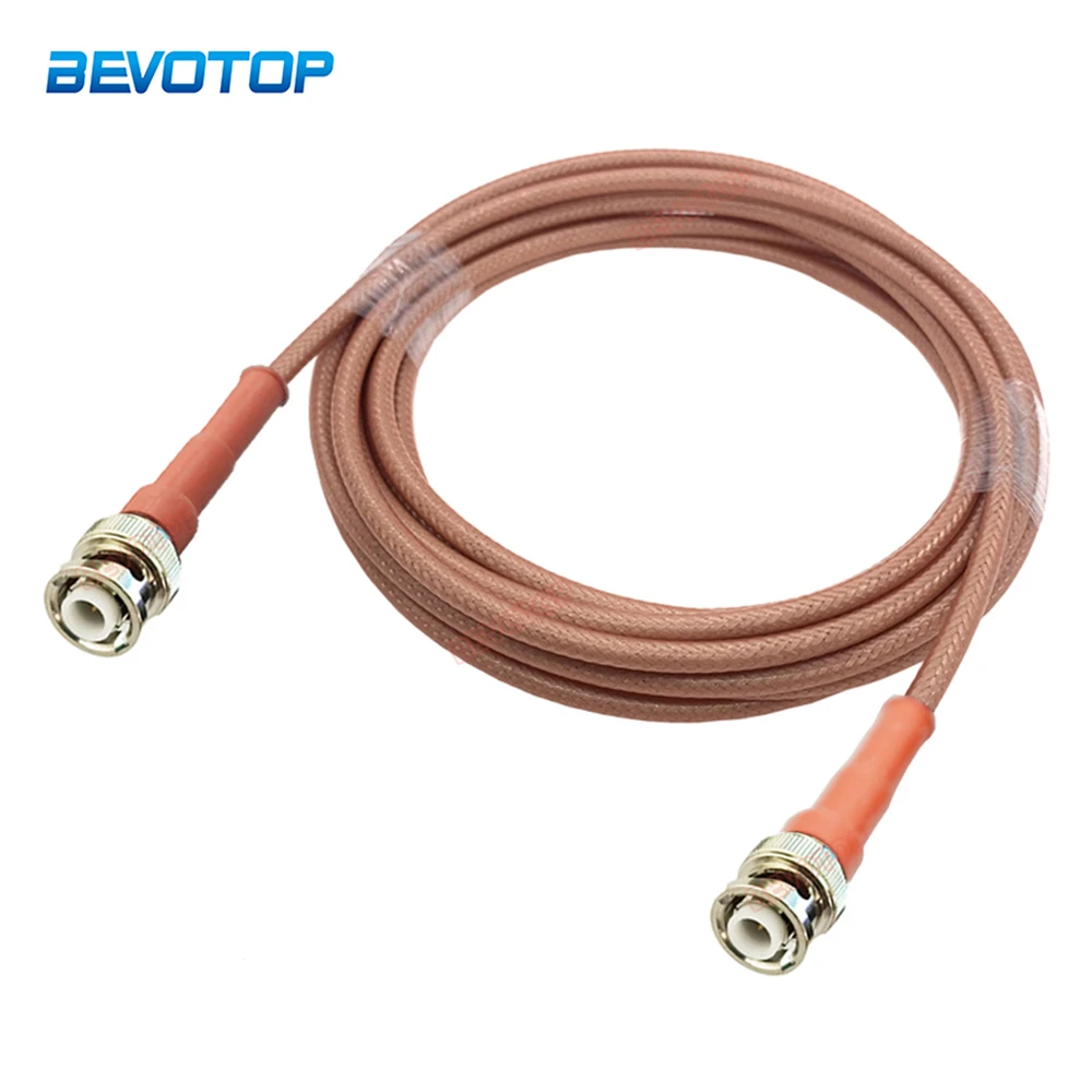 1pcs Rg142 High Quality Cable Mhv 3kv 3000v Bnc Male To Bnc Male Plug High Voltage Connector Rf ...