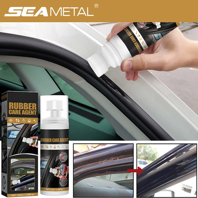 SEAMETAL-100ml-Car-Rubber-Curing-Agent-Rubber-Renovator-Care-Spray ...