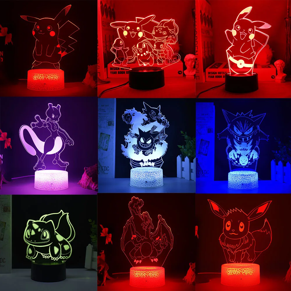 Pok-mon-Gengar-Anime-LED-Night-Light-Haunter-Gastly-L-mpada-3D-USB ...