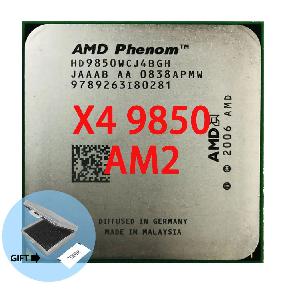 AMD Phenom X4 9850 985Z 2,5 GHz Quad-Core CPU procesador HD9850XAJ4BGH ...