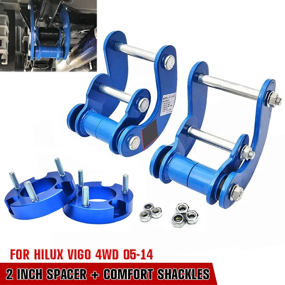 For Toyota Hilux VIGO 2005-2014 Front Strut Absorber Spacers & Rear ...