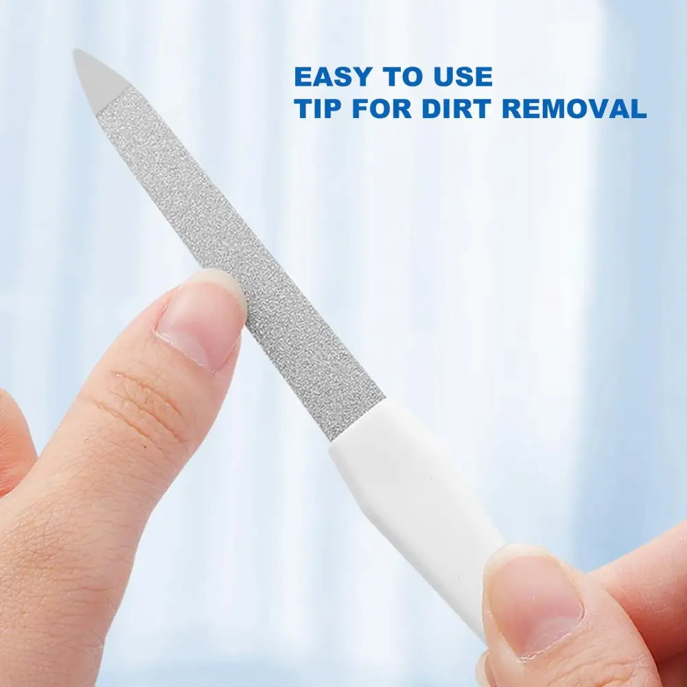 Useful Manicure File Reusable Nail File Non-Slip Handle Nails Art Tools ...