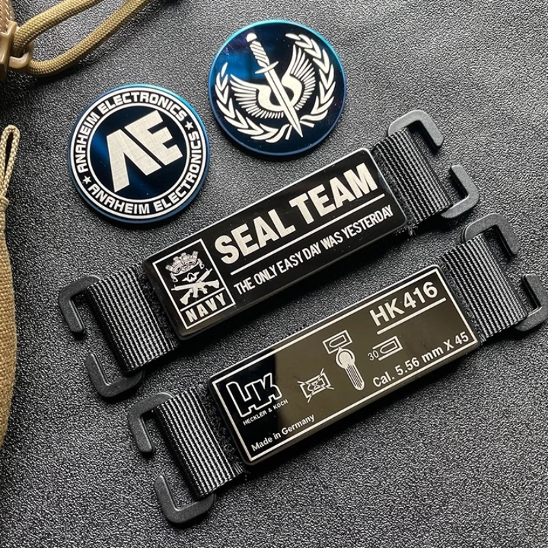 Seal-TEAM-Metal-Patches-Weapon-Hook-Loop-Tactical-Skull-patch-Hk416 ...