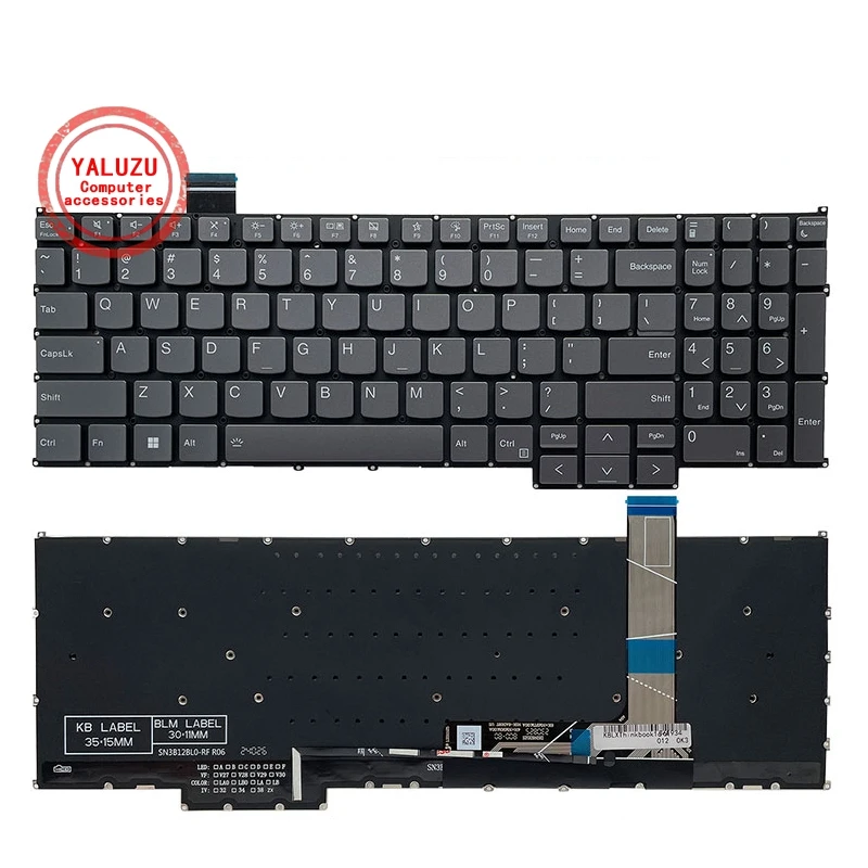 US-English-NEW-Laptop-Keyboard-For-Lenovo-Thinkbook-16-16p-G4-IRH-16 ...
