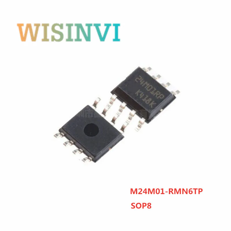 10PCS-M24M01-RMN6TP-24M01RP-SOP8-M24C01-WMN6TP-24C01WP-M25P05-AVMN6TP-25P05VP-SOP8-M24C64-WMN6TP ...