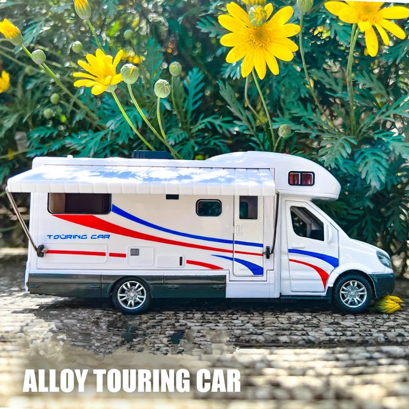 1:30 luxo rv recreativa diecast veículos modelo de carro camper van ...