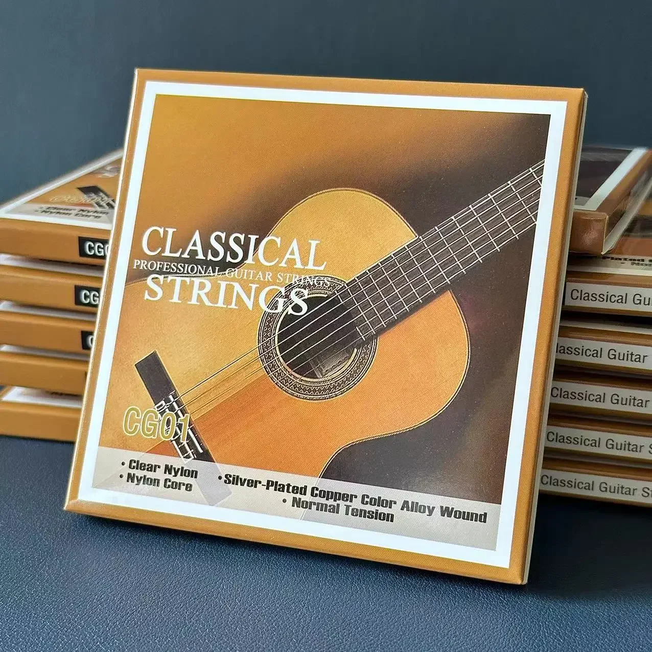Classical-Guitar-Strings-Nylon-Core-Basses-Silver-Plated-Copper-Alloy ...