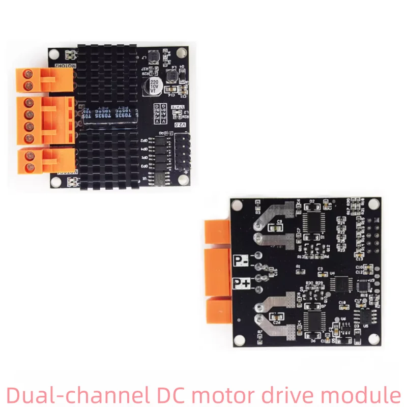 In stock. 12V/24V 12A Dual-Channel DC Motor Driver Module Board H ...