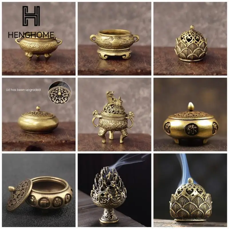 Retro-Copper-Lotus-Pocket-Hollow-Out-Incense-Sticks-Burner-Brass ...