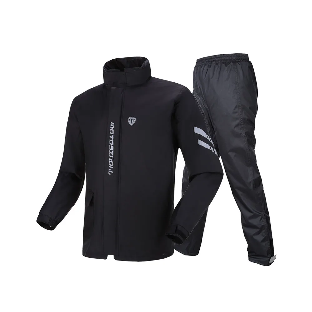 Waterproof-Biker-Rain-Cover-Reflective-Ultra-thin-Raincoat-Men-s ...